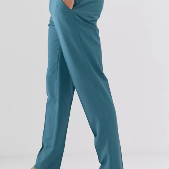 ASOS | Pants | Brand New Skinny Smart Pants In Teal Blue | Poshmark
